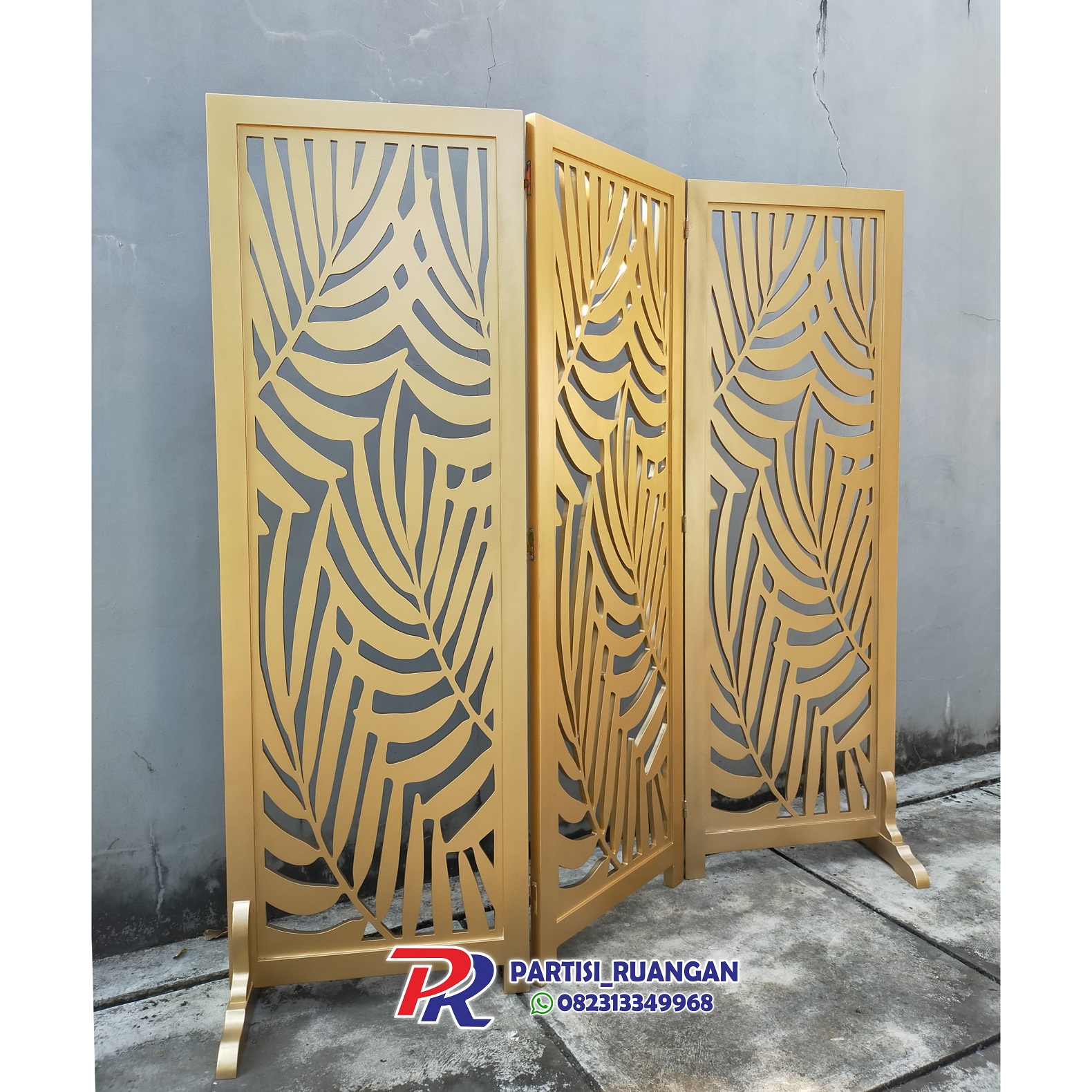 Partisi Ruangan Lipat Daun Emas | Furniture Jepara | Mebel Minimalis ...