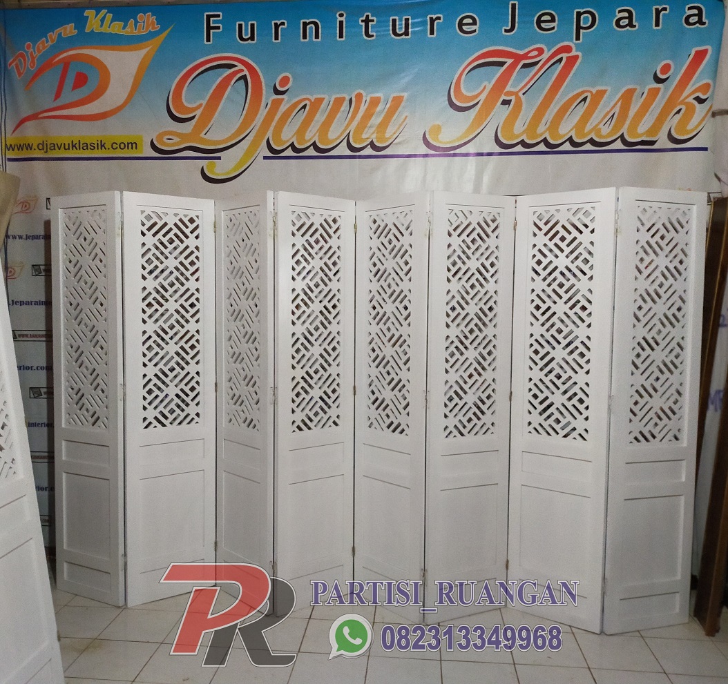 Partisi Ruangaan Lipat Minimalis Elegan | Furniture Jepara | Mebel ...